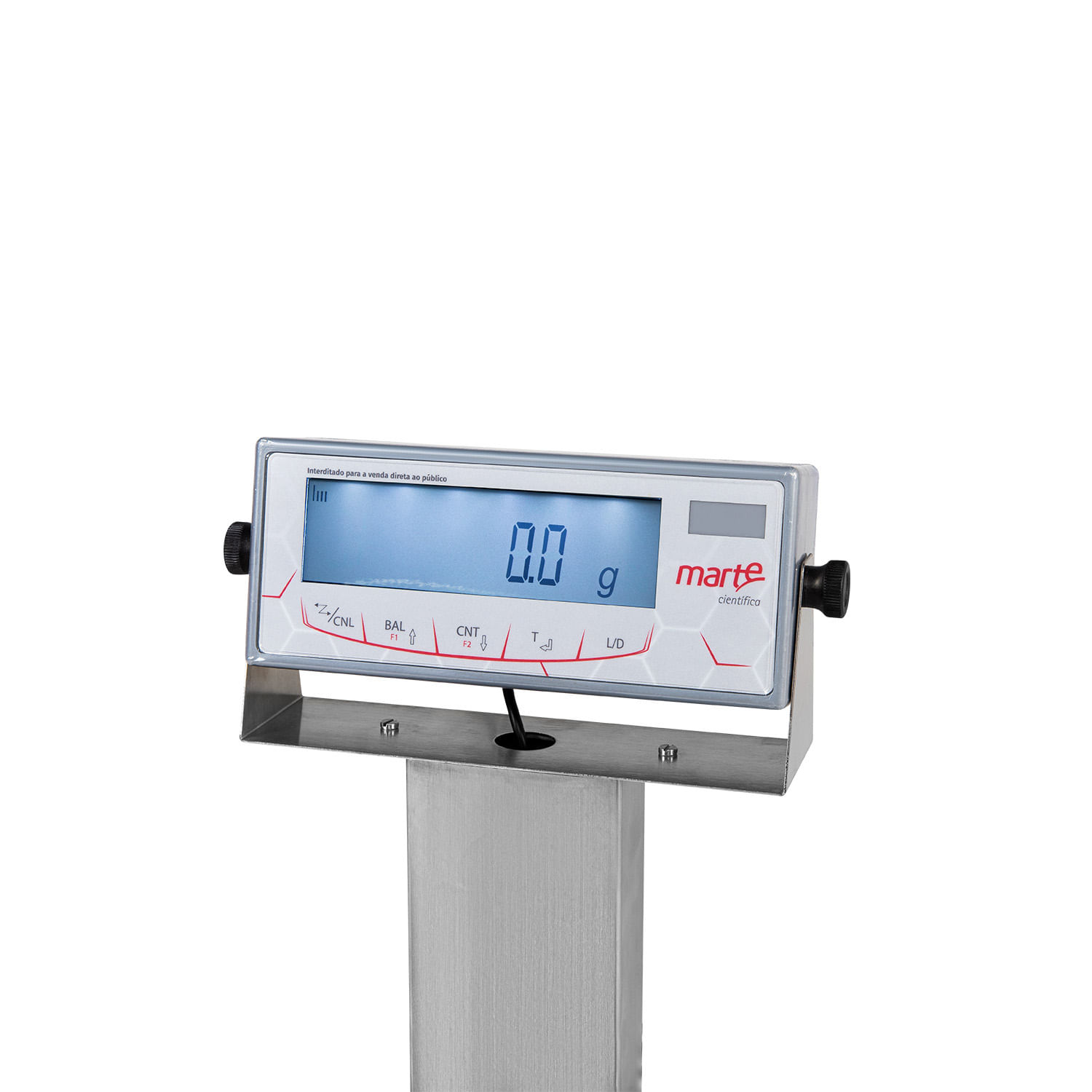 BALANCA DE PLATAFORMA 1KG 0,2G 20X20 INOX COM COLUNA LS1-I MARTE ...